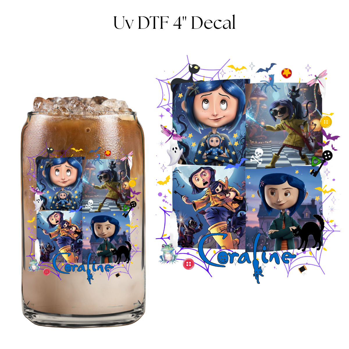 Cora Girl 4” UV DTF Decal – anthroverse