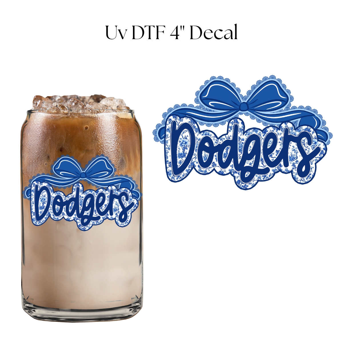 Dod Coquette 4” UV DTF Decal – anthroverse