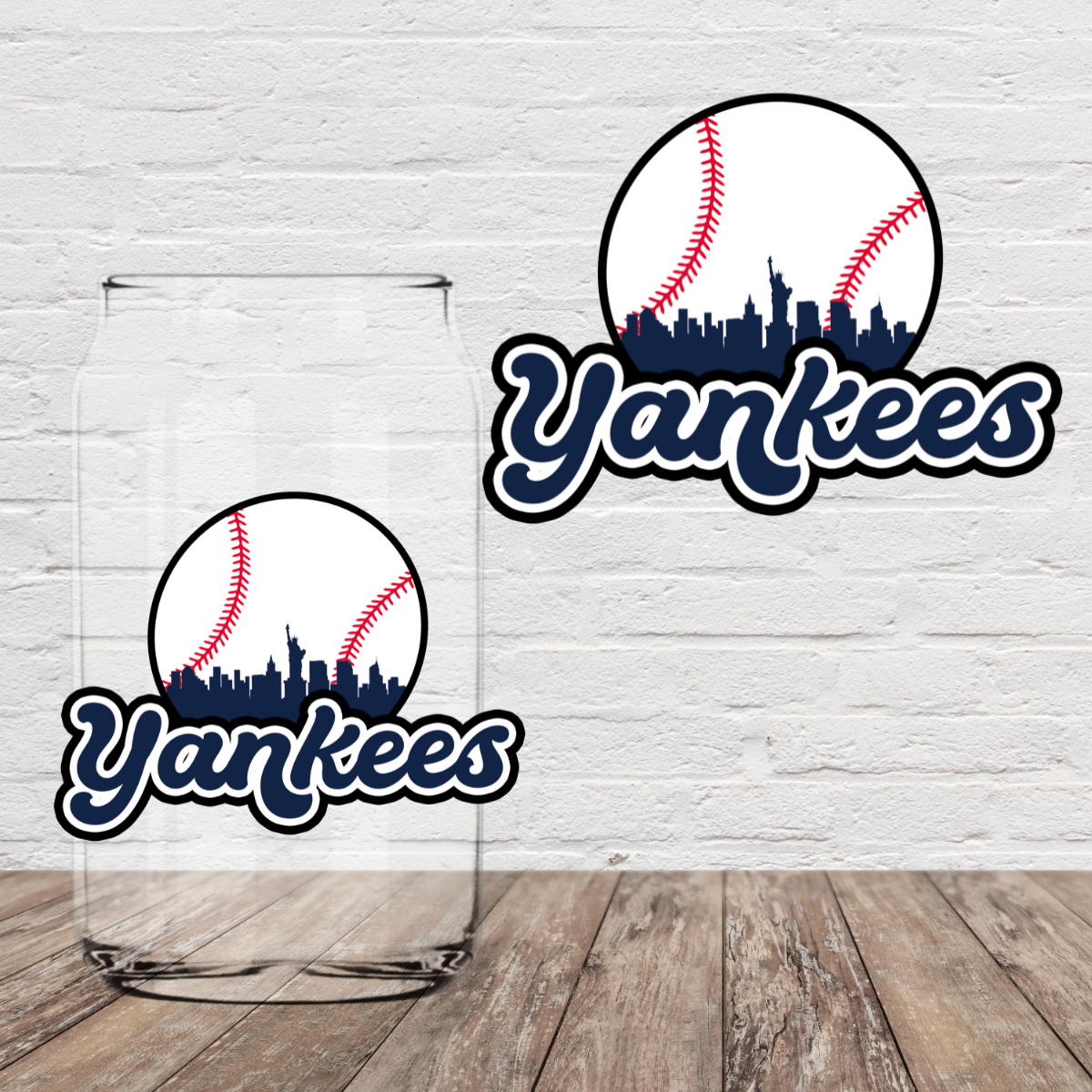 Yankee Base 4" UV DTF – anthroverse